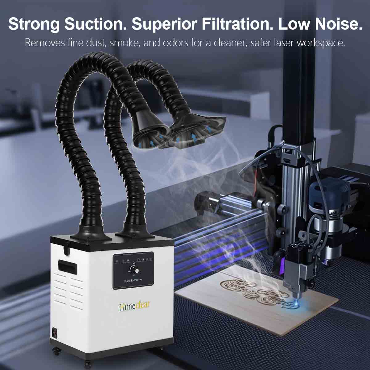 How Does A Laser Fume Extractor Work? – Fumeclear