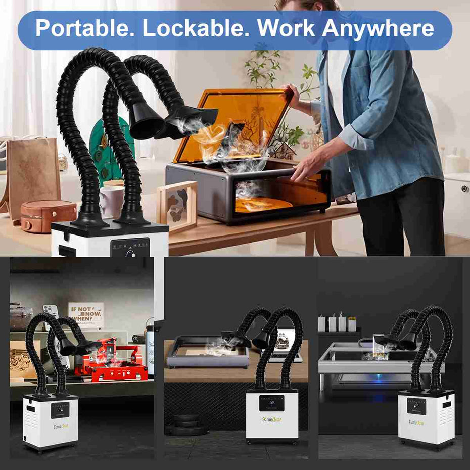 Laser Fume Extractors for Engraving & Cutting | Fumeclear